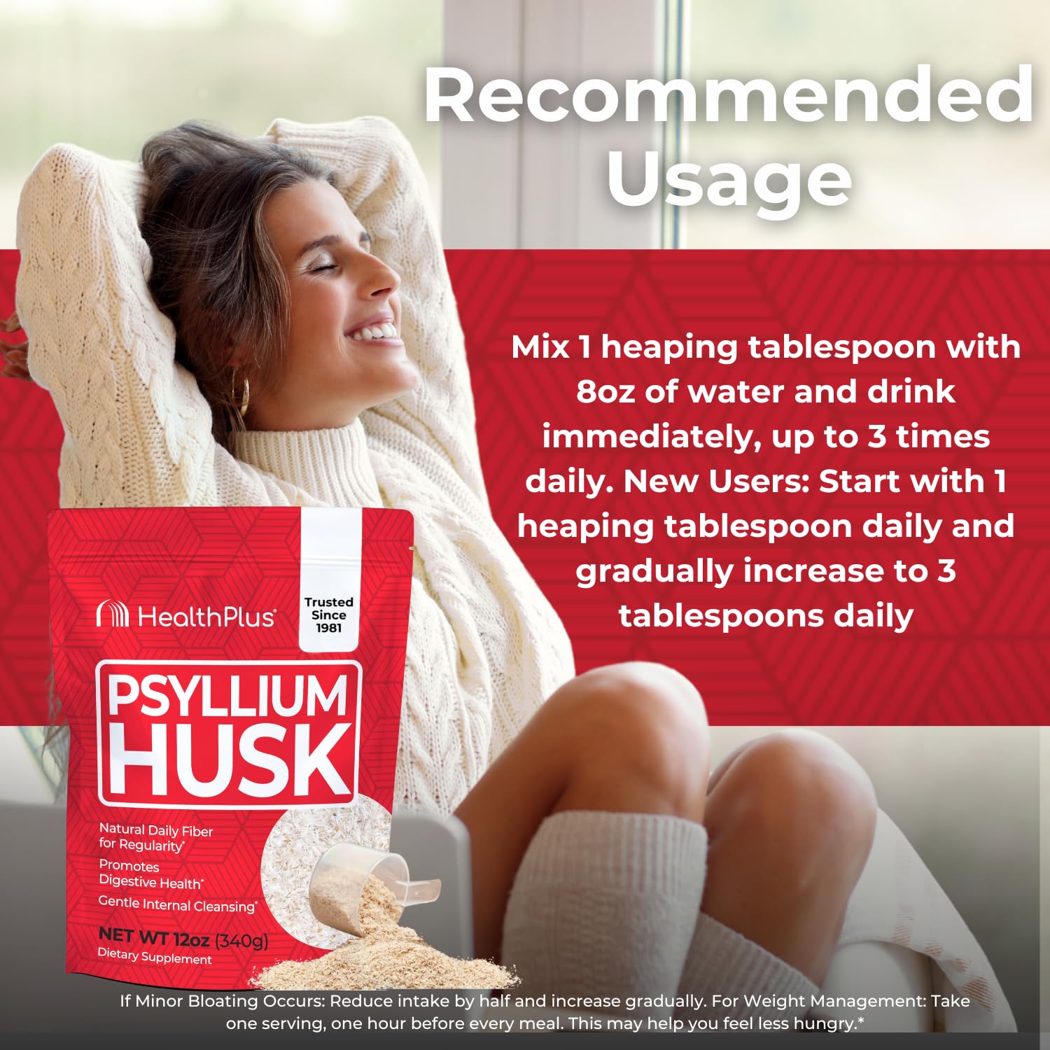 12 oz psyllium husk for daily use
