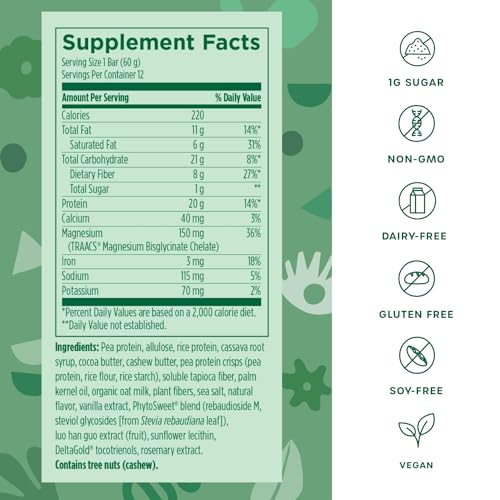 12 pack magnesium protein bars