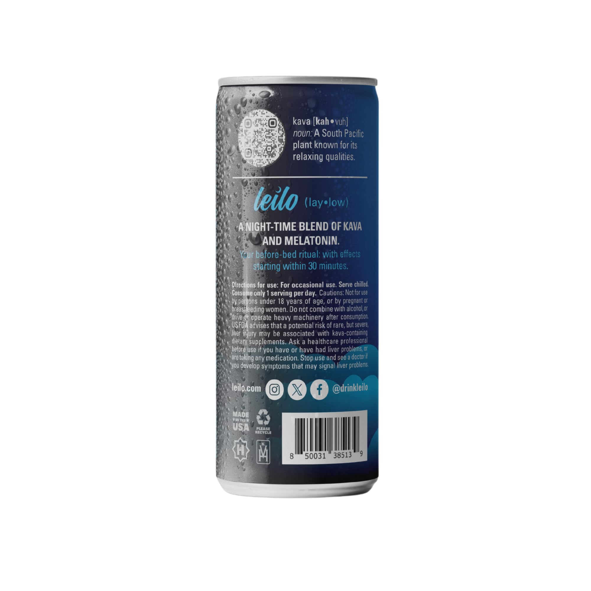12-pack of Leilo Sleep Kava