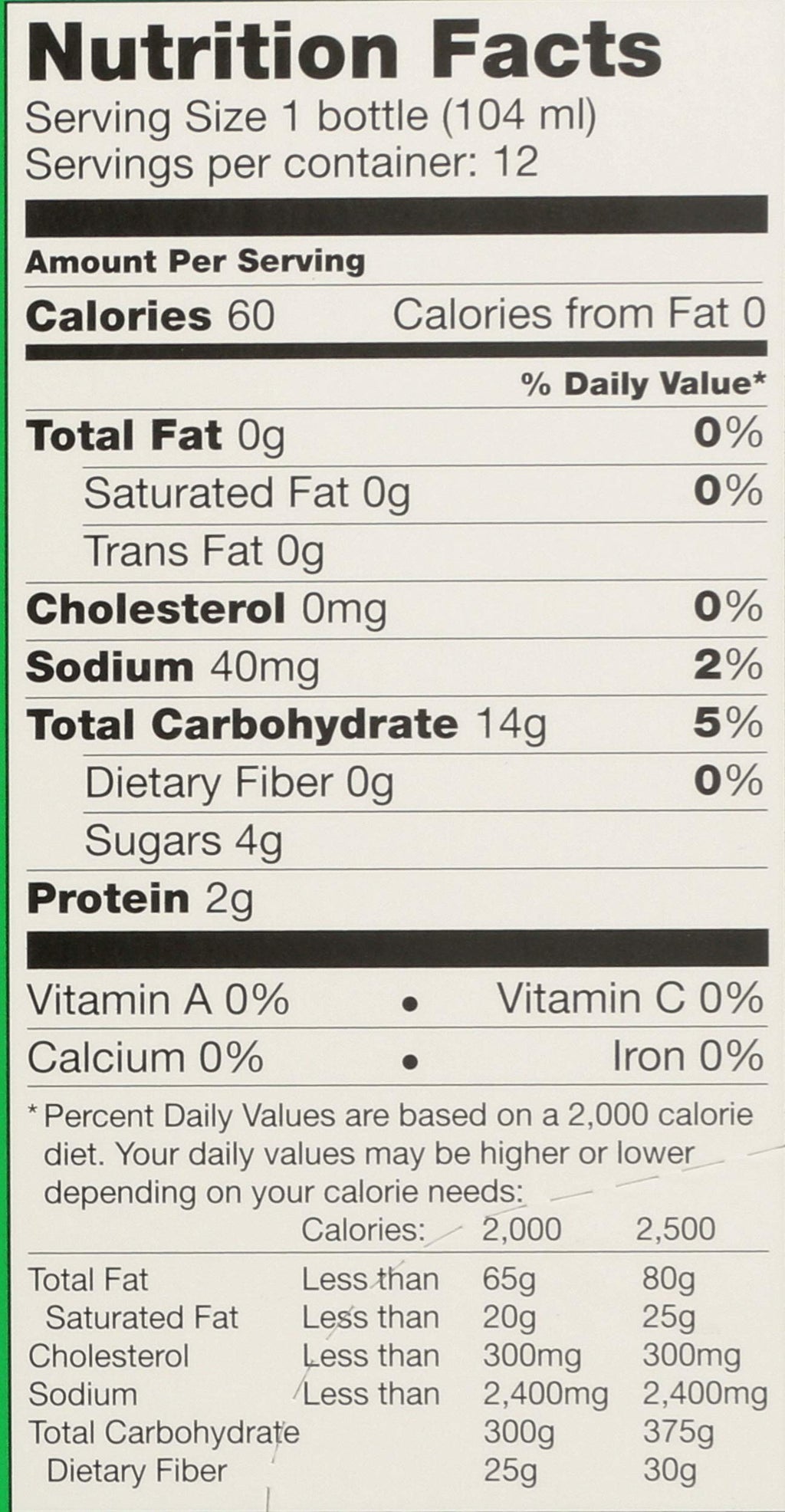 12 pack of vitamin-rich beverages