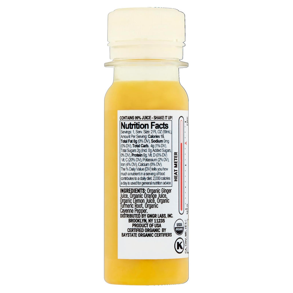 12 pack organic ginger shots
