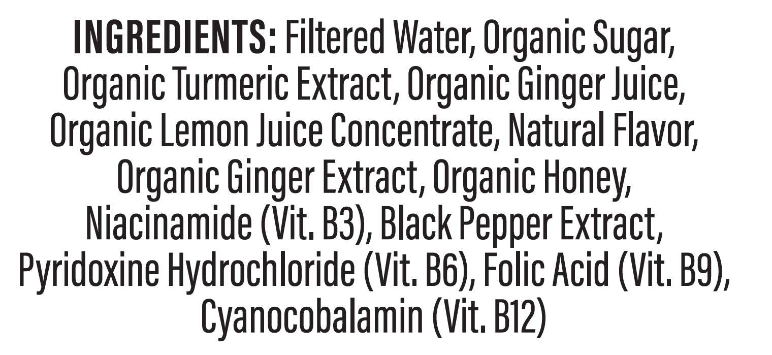 12 pack turmeric shots for health