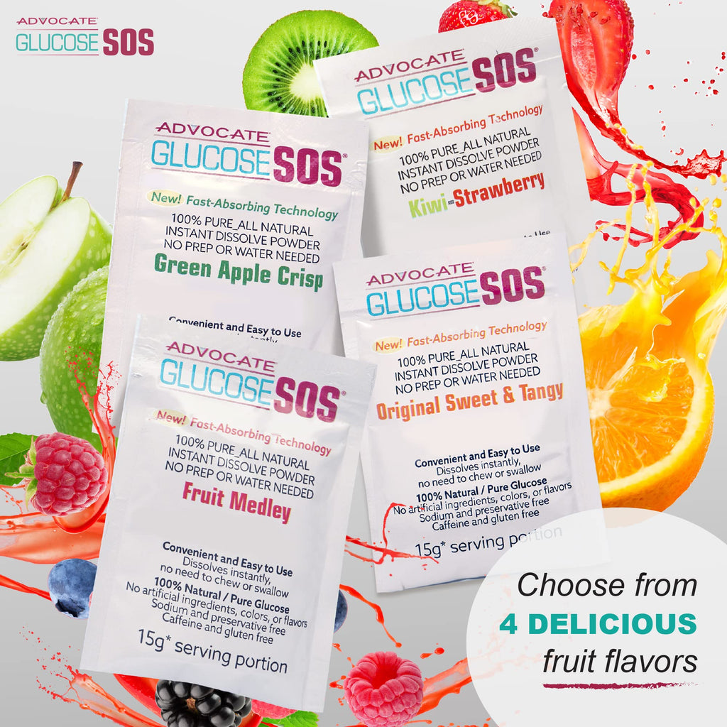 12 packets of glucose SOS supplements