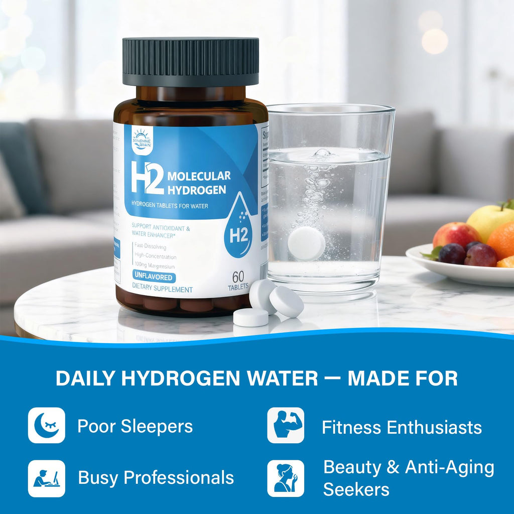 12 PPM hydrogen tablets for wellness