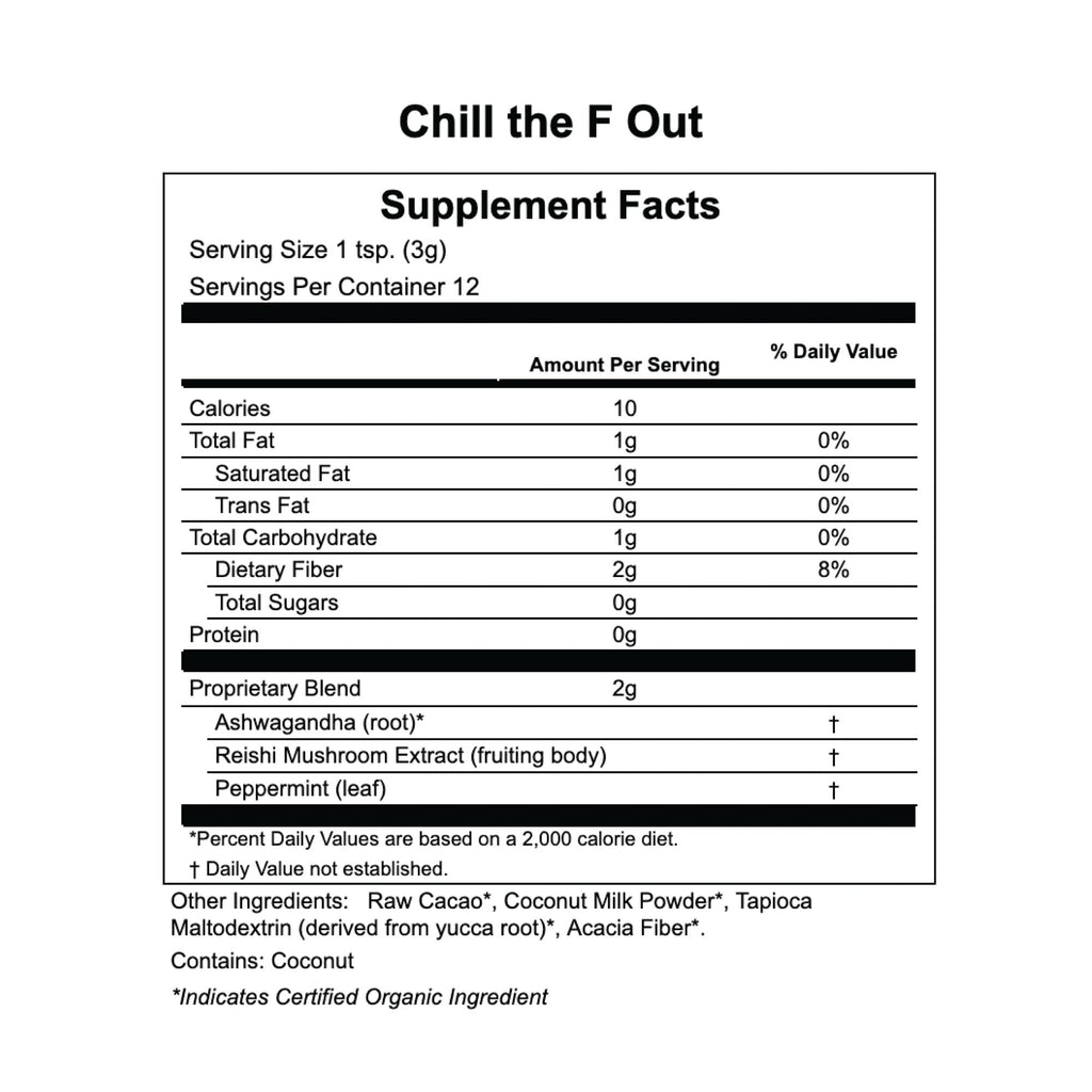 12 servings of stress relief powder