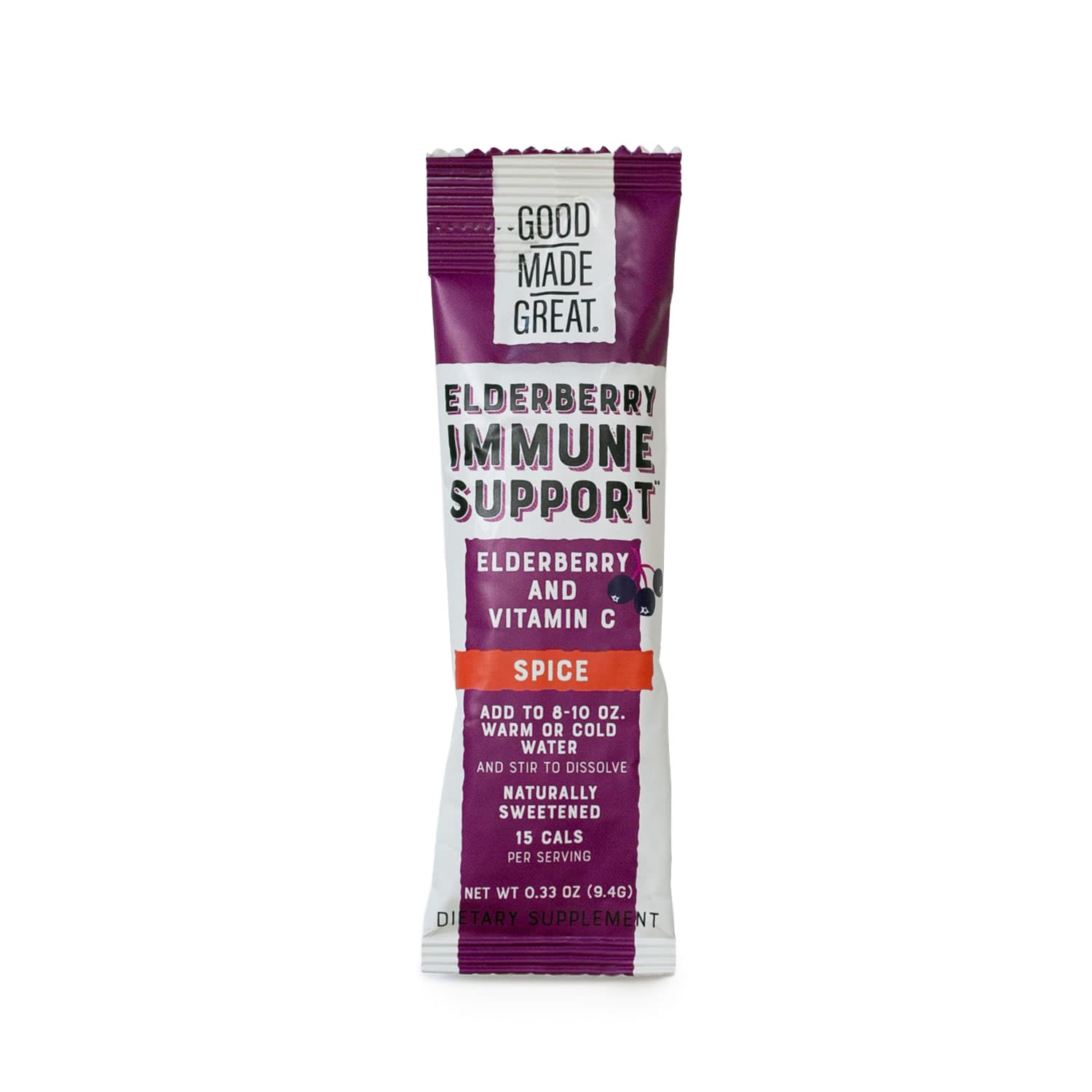 12 stick packs of elderberry goodness
