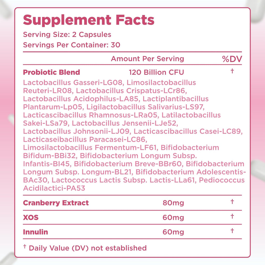 120 billion CFU menopause support