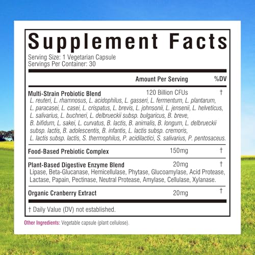 120 billion CFU probiotic support