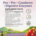 120 billion CFUs for digestive health