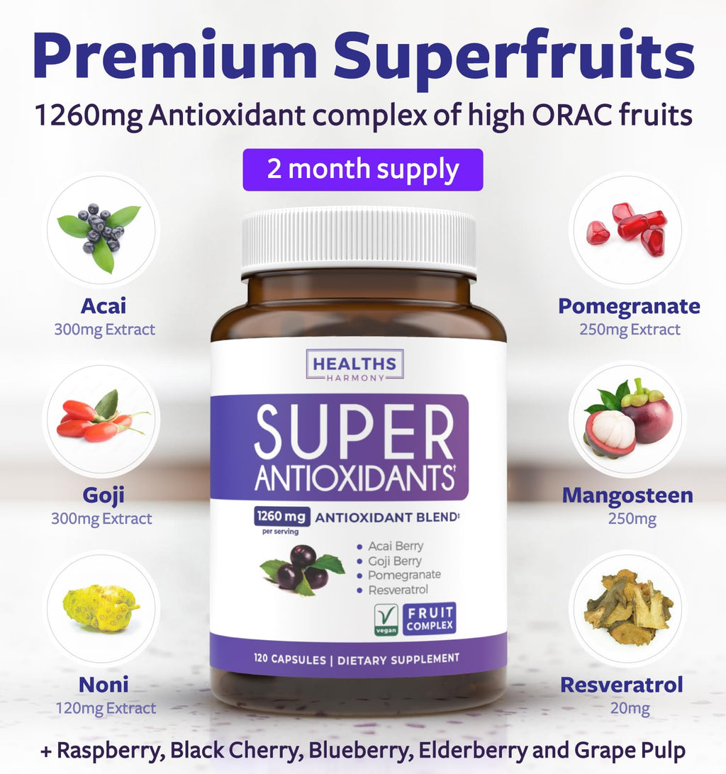 120 capsules antioxidant health support
