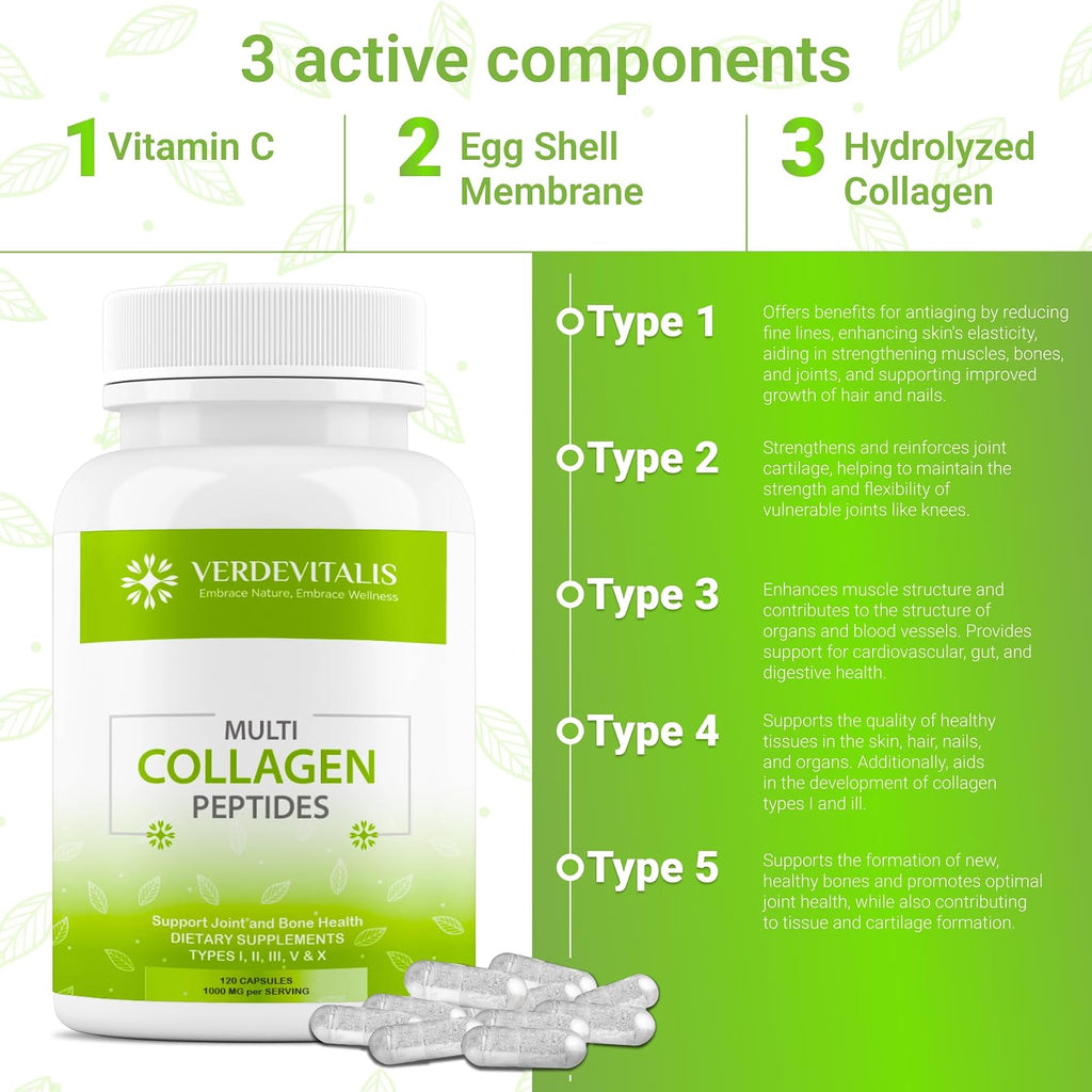 120 capsules for daily collagen boost