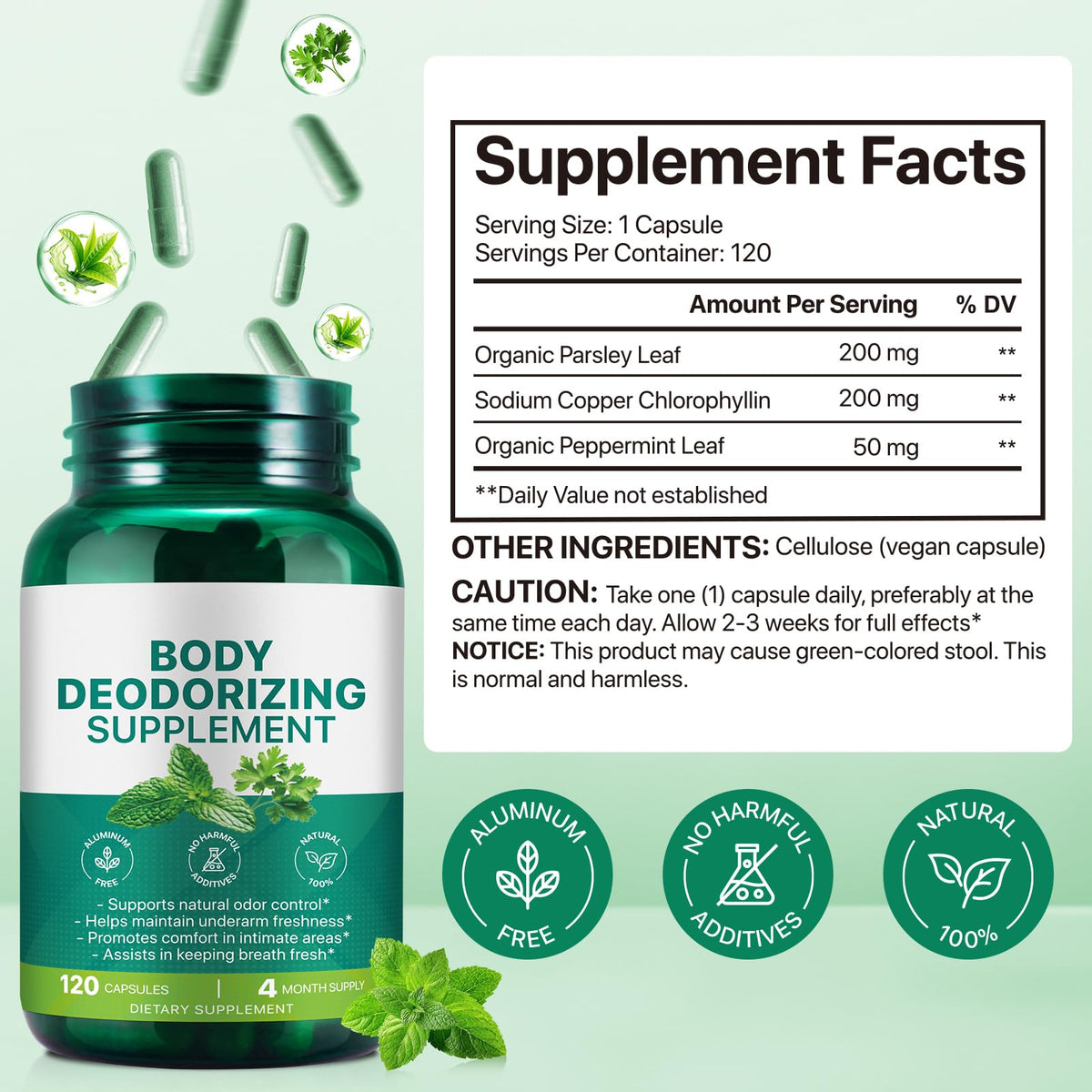 120 capsules for daily freshness