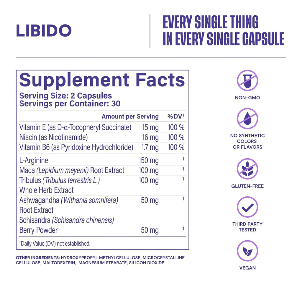120 capsules for daily libido support