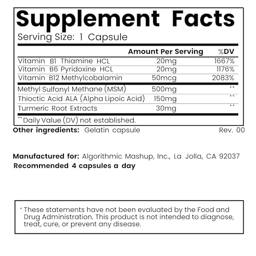 120 capsules for daily nerve care