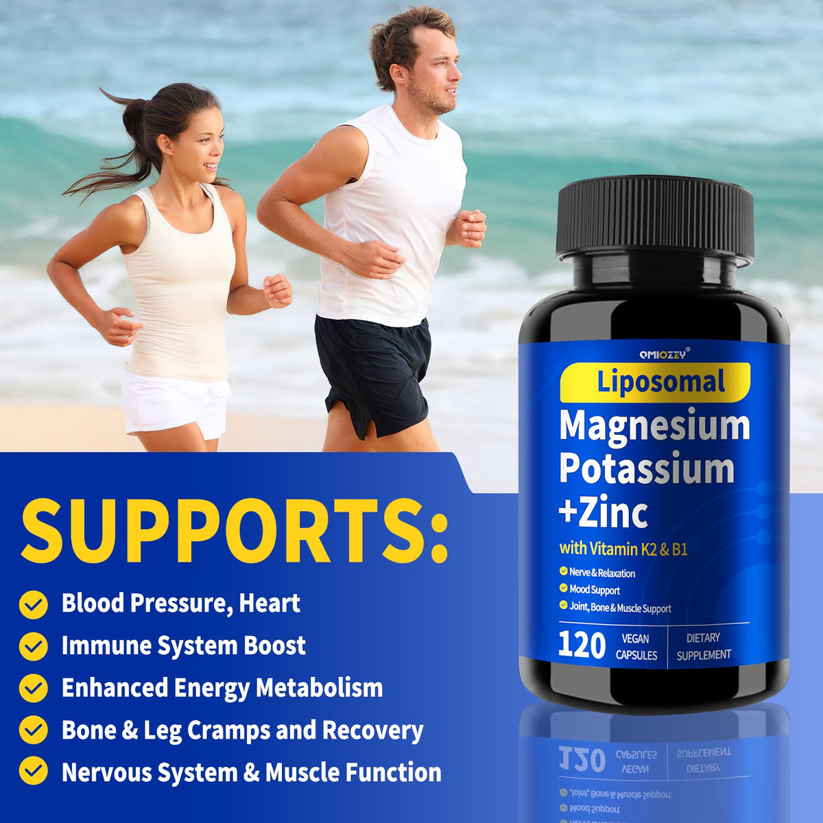 120 capsules for daily potassium intake
