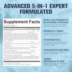 120 capsules for daily probiotic use