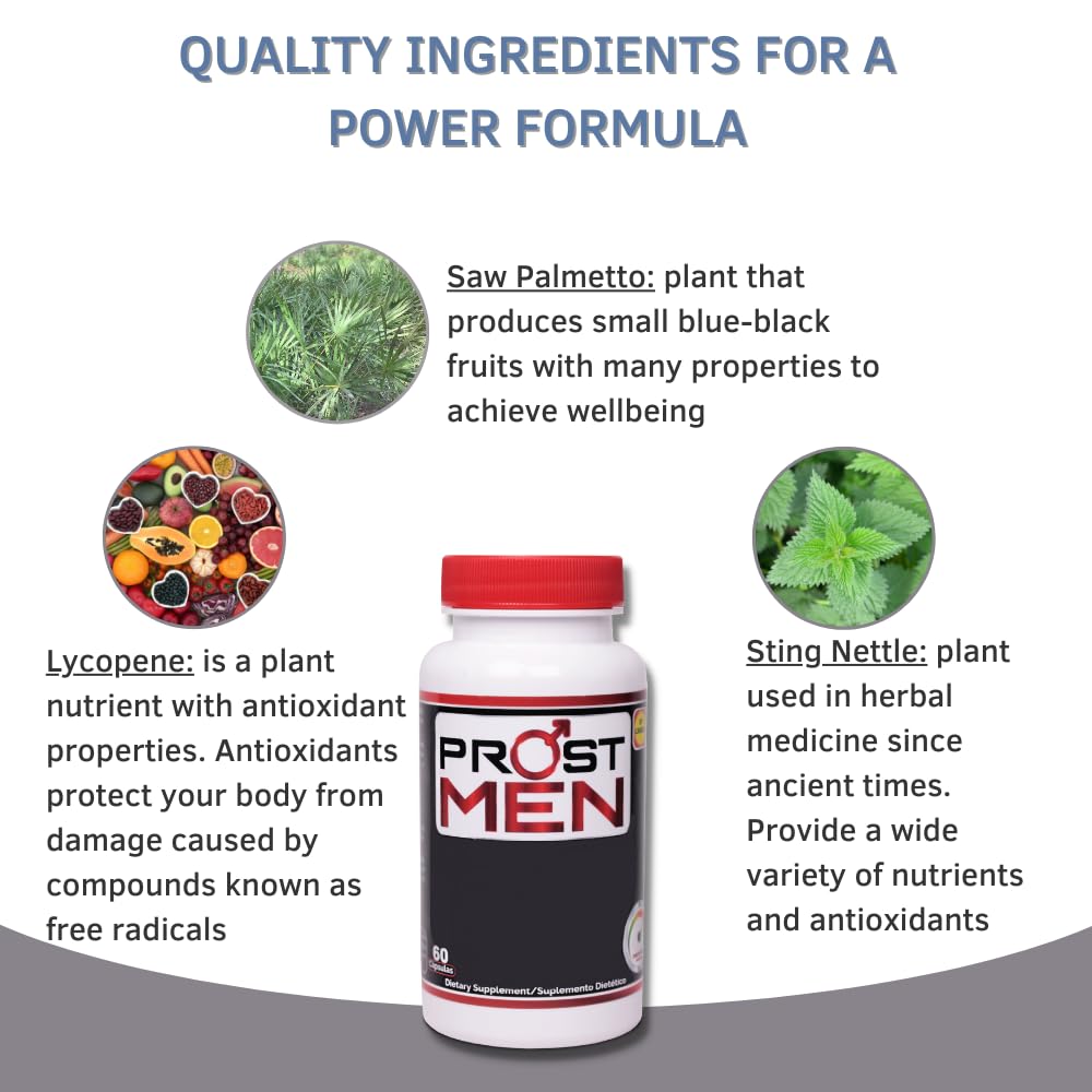 120 capsules for daily prostate care