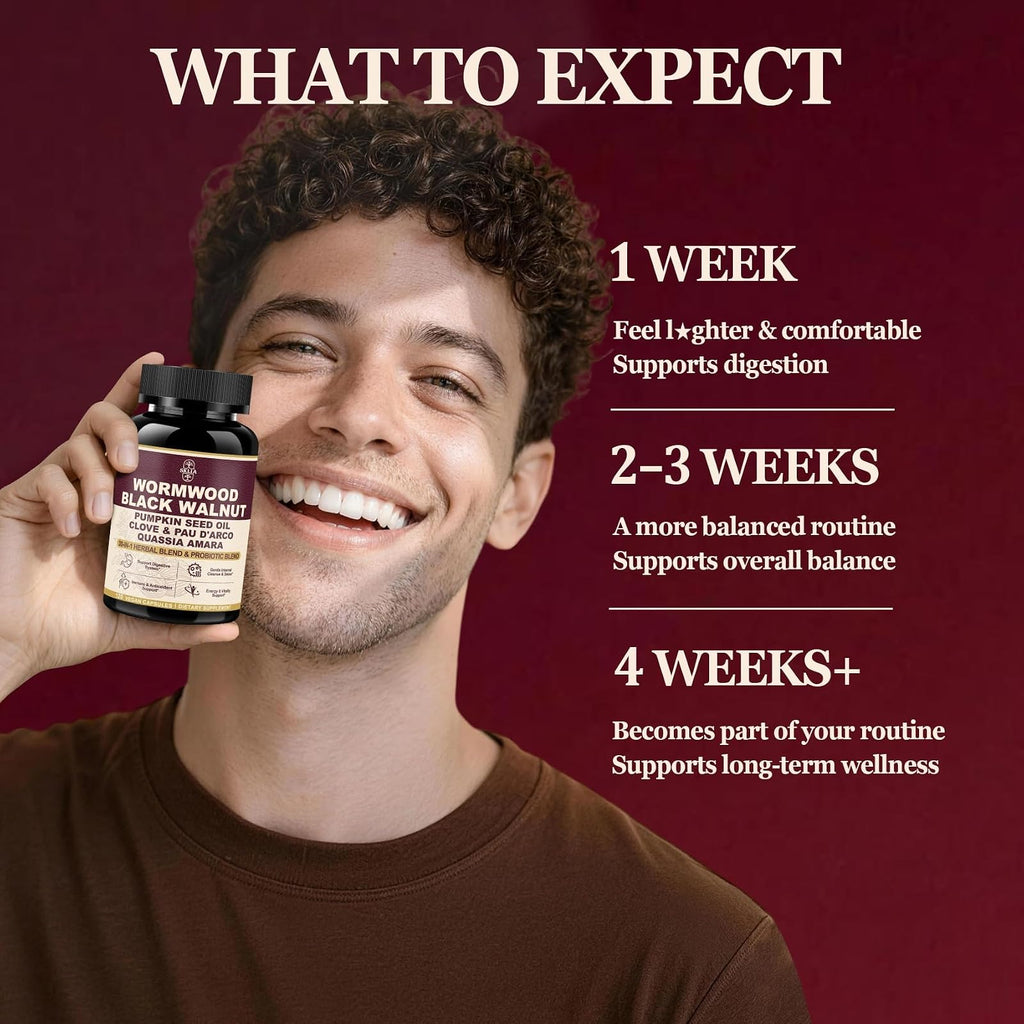 120 capsules for effective cleansing
