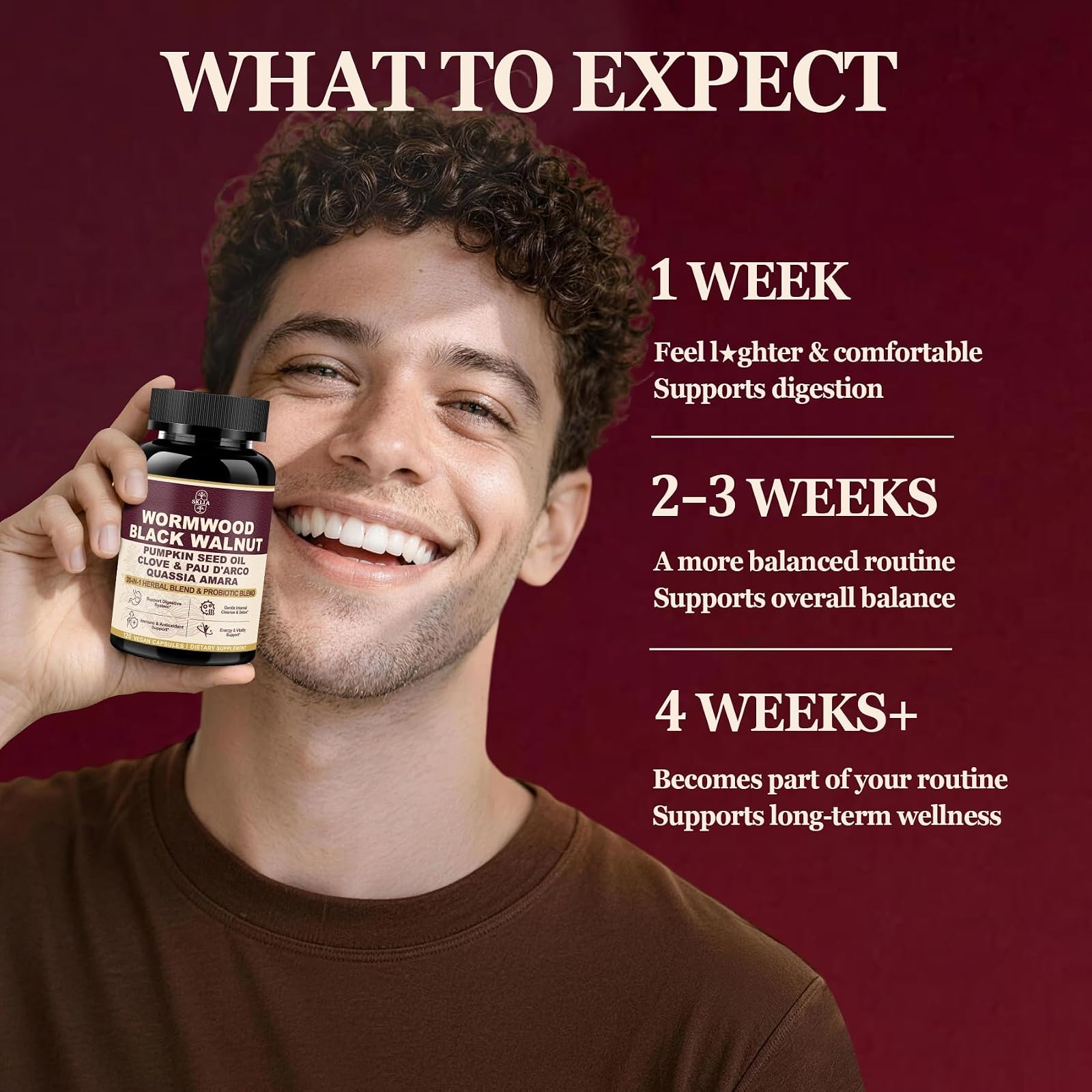 120 capsules for effective cleansing