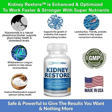 120 capsules for kidney health support