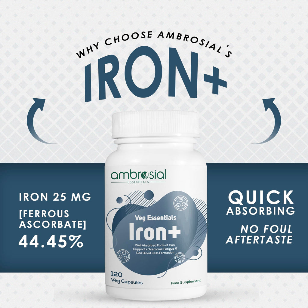 120 capsules for long-lasting iron supply