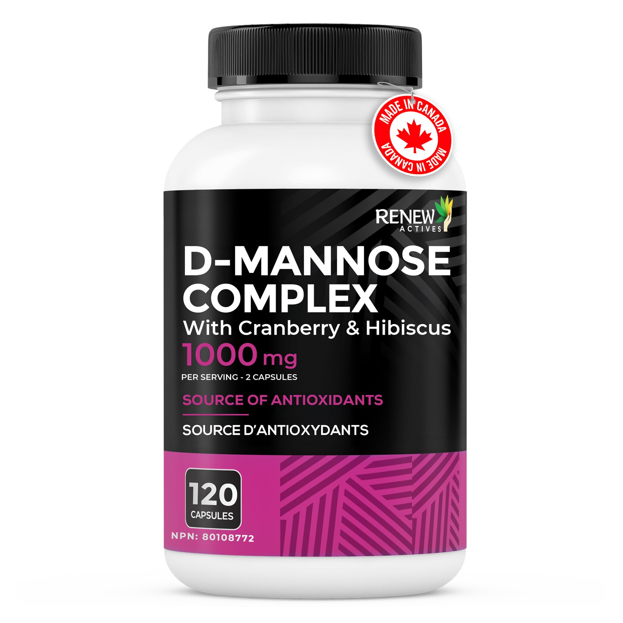 120 capsules for long-lasting supply
