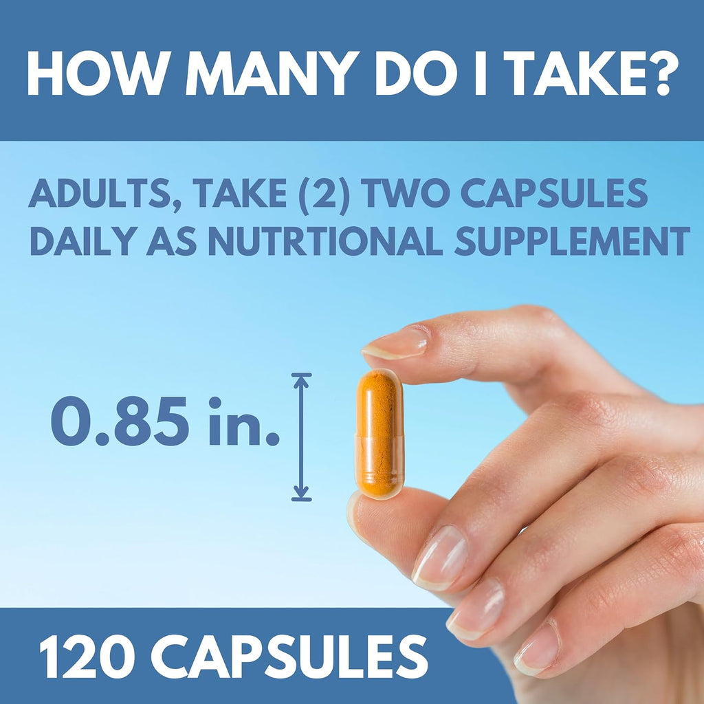 120 capsules for long-lasting supply
