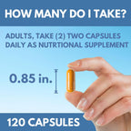 120 capsules for long-lasting supply