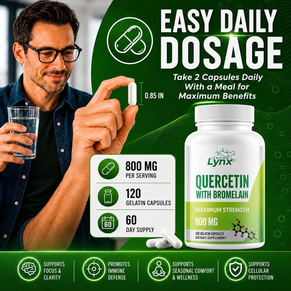 120 capsules for long-lasting supply