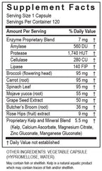 120 capsules for optimal gut health