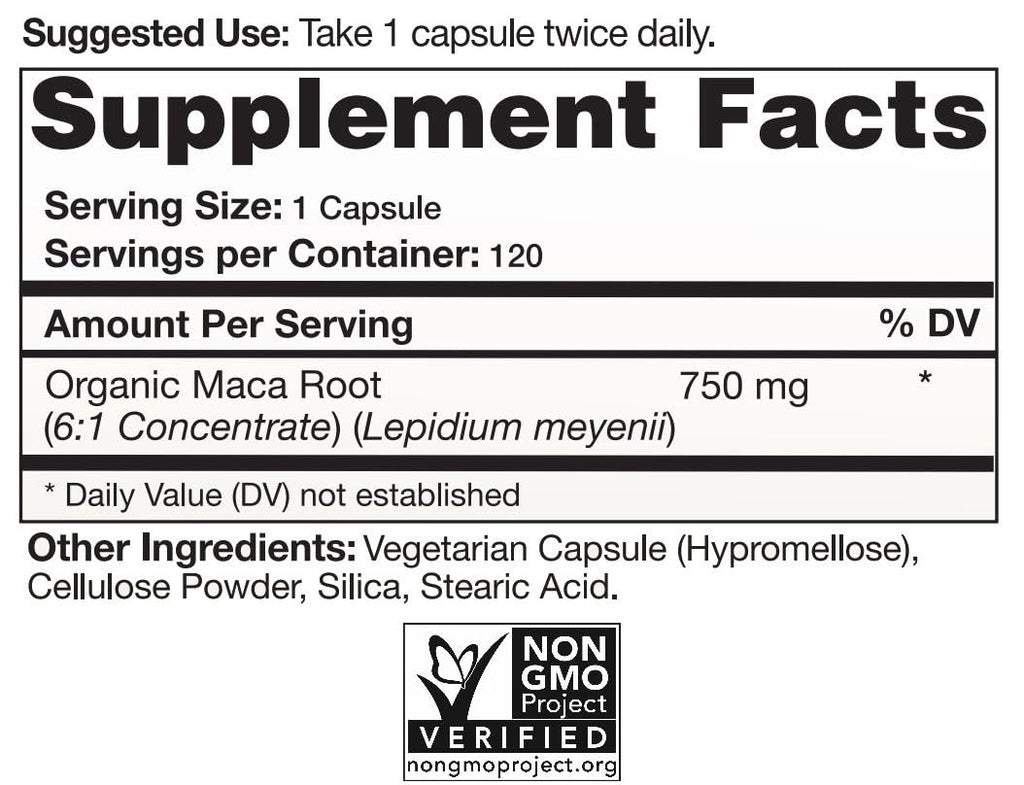 120 capsules for two month supply