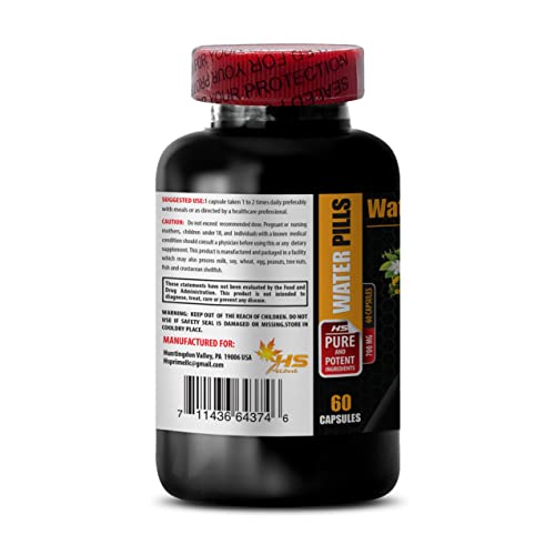 120 capsules for water weight loss