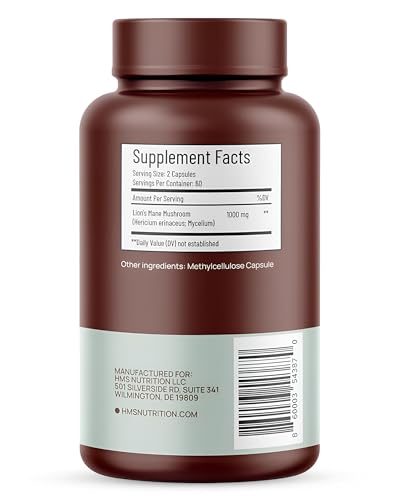 120 capsules Lions Mane health benefits