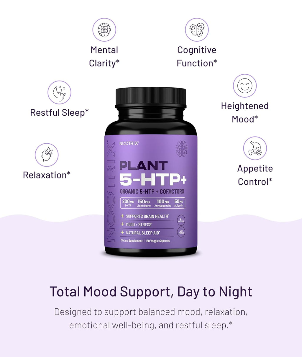 120 capsules of 5-HTP for daily wellness