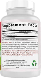 120 capsules of 5-HTP