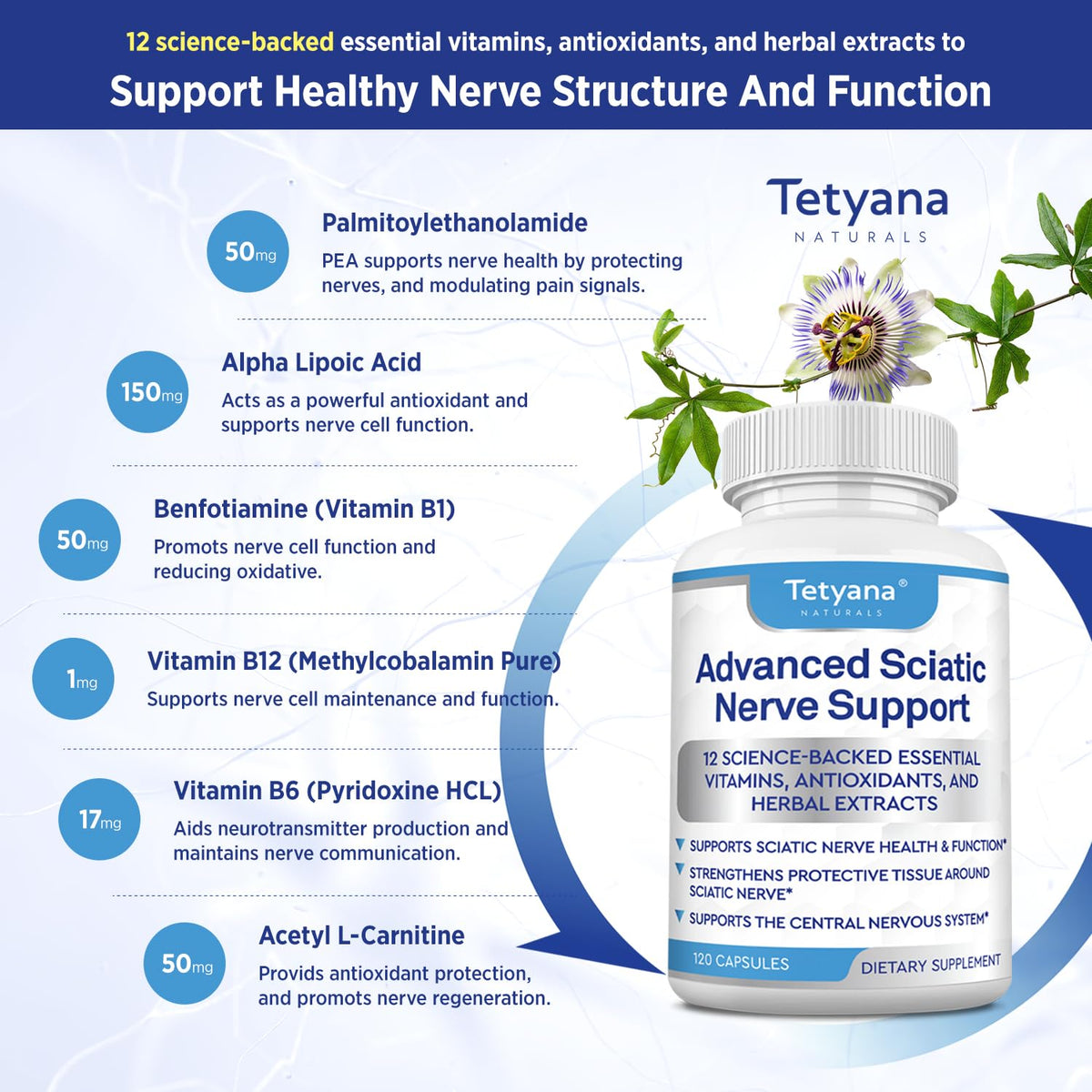120 capsules of alpha lipoic acid