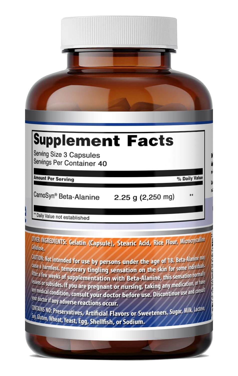 120 capsules of Amazing Formulas Beta Alanine