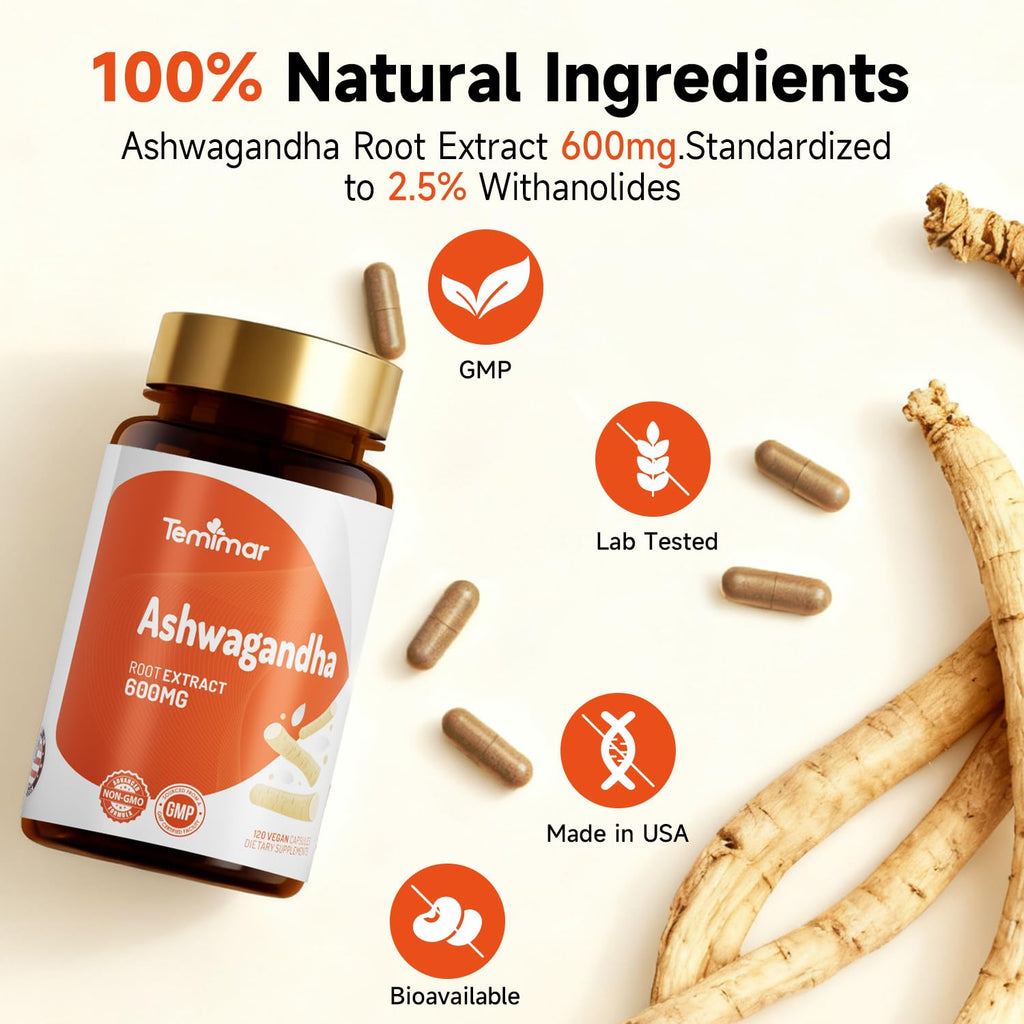 120 capsules of Ashwagandha extract