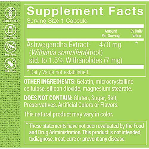 120 capsules of ashwagandha support