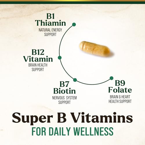 120 capsules of B vitamins