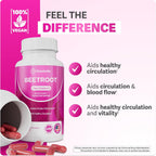 120 capsules of beet root extract
