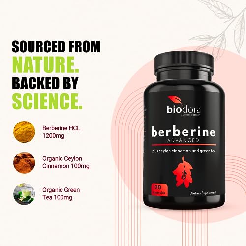 120 capsules of berberine advanced plus