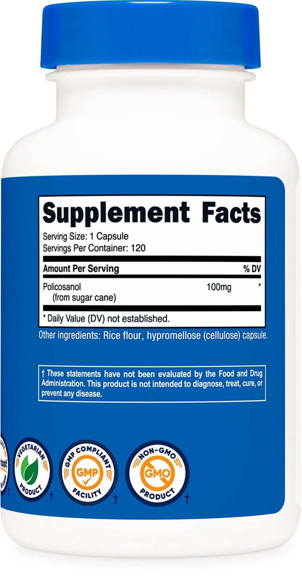 120 capsules of blended nutrients