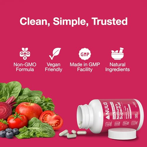 120 capsules of blended vitamin & mineral supplements