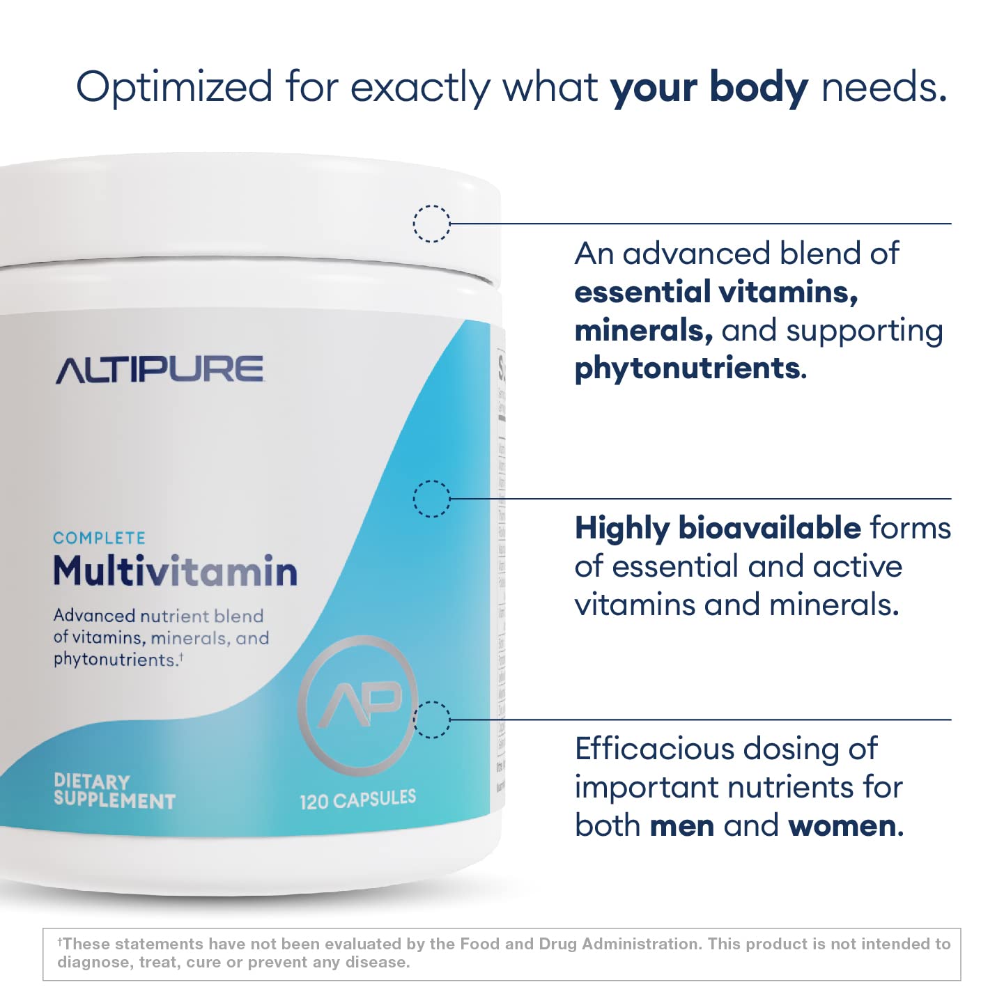 120 capsules of blended vitamins