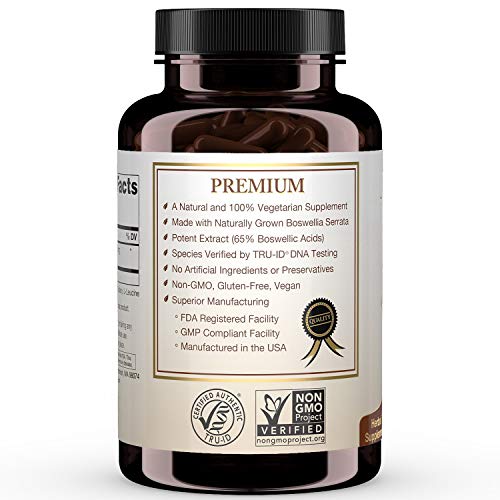 120 capsules of boswellia serrata