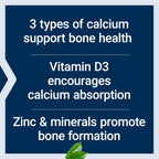 120 capsules of calcium for daily support