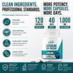 120 capsules of Citicoline choline source