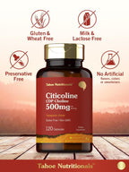 120 capsules of Citicoline for brain health
