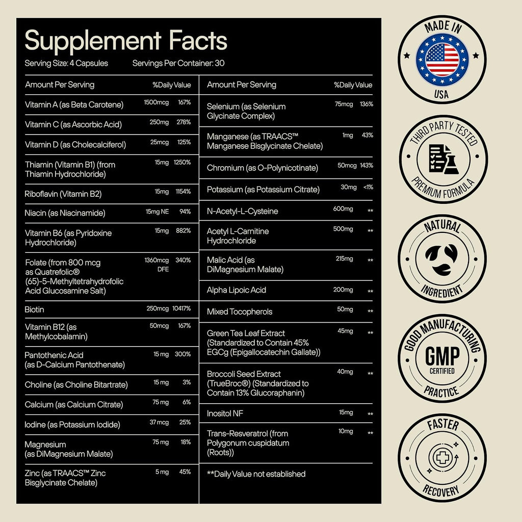 120 capsules of complete nutrition